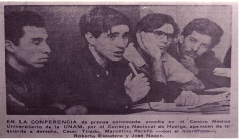 Los líderes del Consejo Nacional de Huelga (CNH) a 50 años de distancia ...